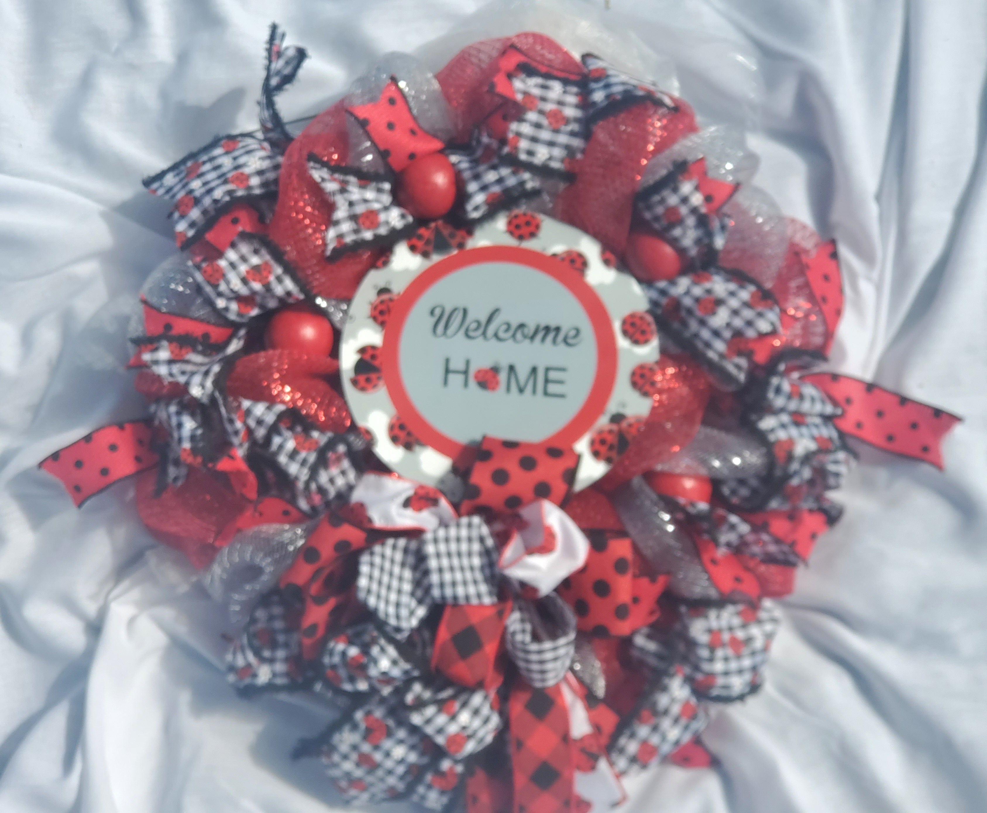Welcome Home Lady Bug – Just Crafting A Round